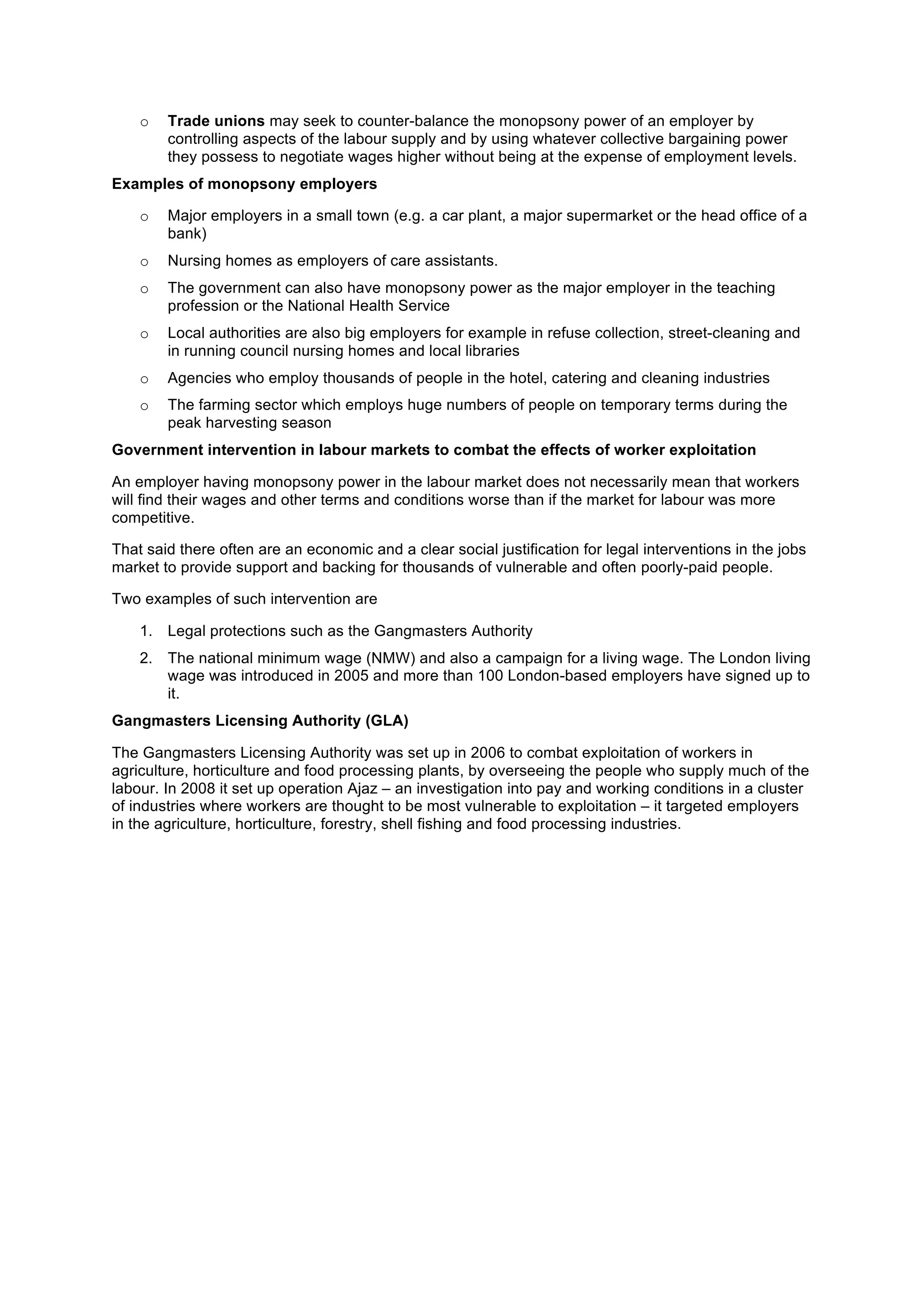 Labour Market Economics Revision Notes | PDF