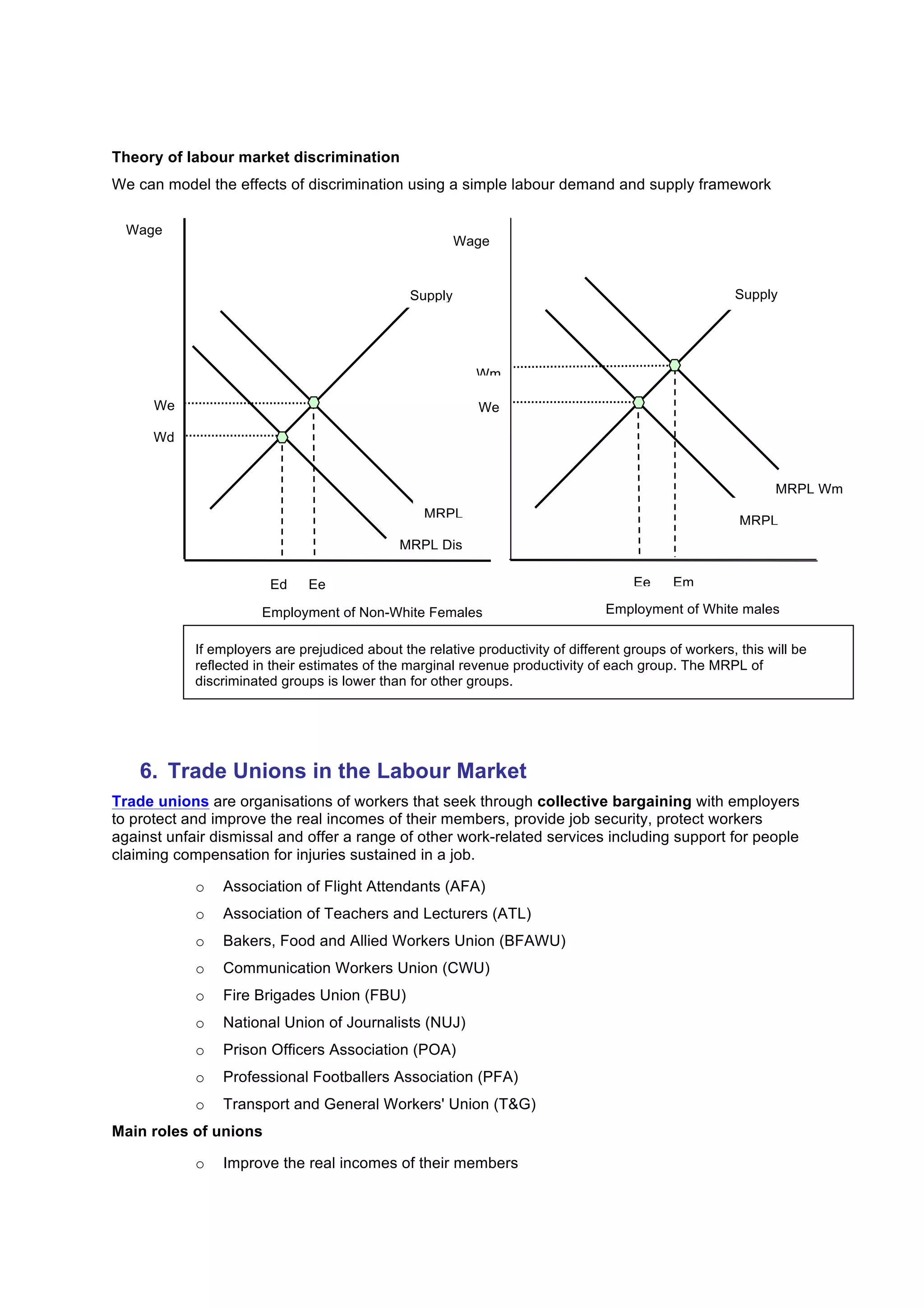 Labour Market Economics Revision Notes | PDF