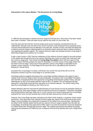 Labour Market Economics Revision Notes | PDF