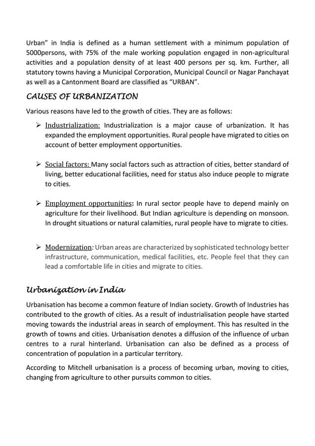 Labour problem,industrailization, uranization | PDF