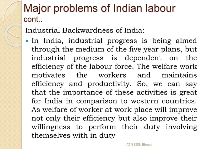 Labour problems in india | PPTX | Debated Sensitive Social Issues ...