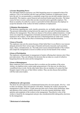Labour relation and collective bargaining | PDF