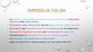 Labour relations act | PPTX