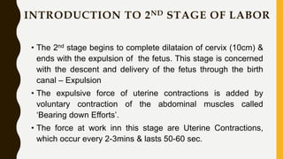 Labour, Stages and its Physiology in obg | PPT