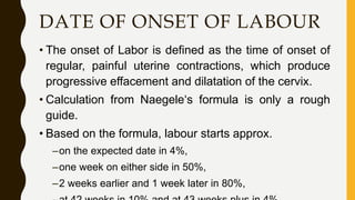 Labour, Stages and its Physiology in obg | PPT