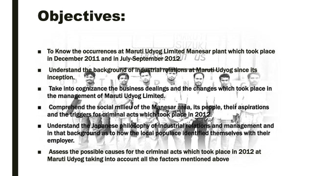 Labour unrest at manesar, plant of maruti suzuki | PPTX