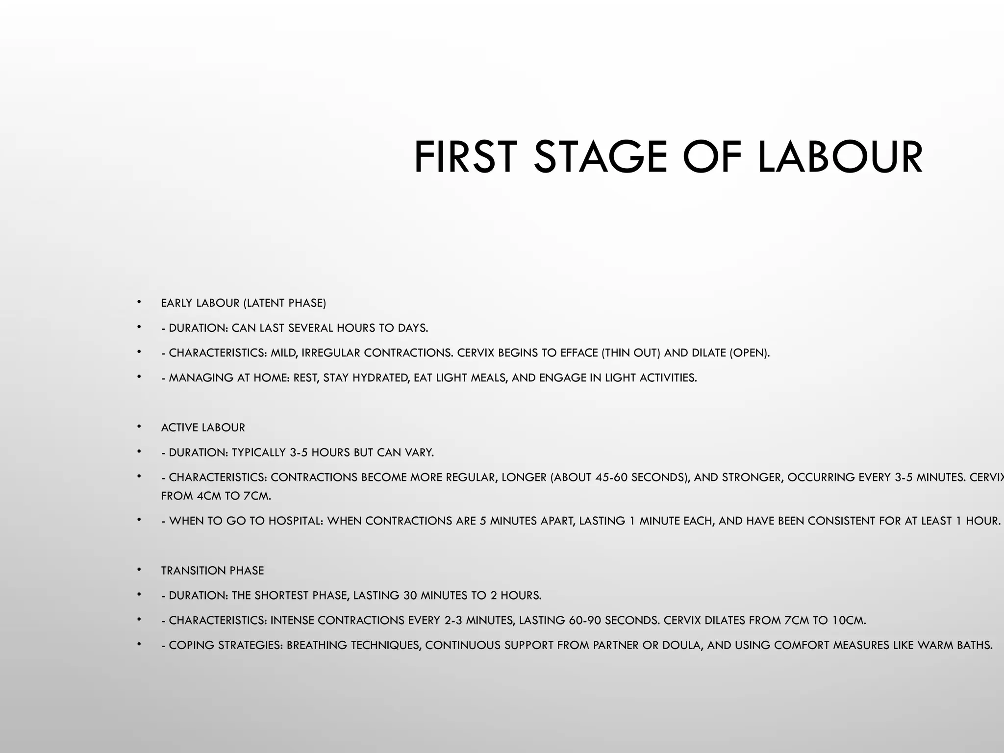 Labour Unveiled - Stages of normal labour | PPTX | Pregnancy ...