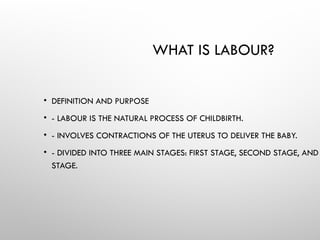 Labour Unveiled - Stages of normal labour | PPTX | Pregnancy ...