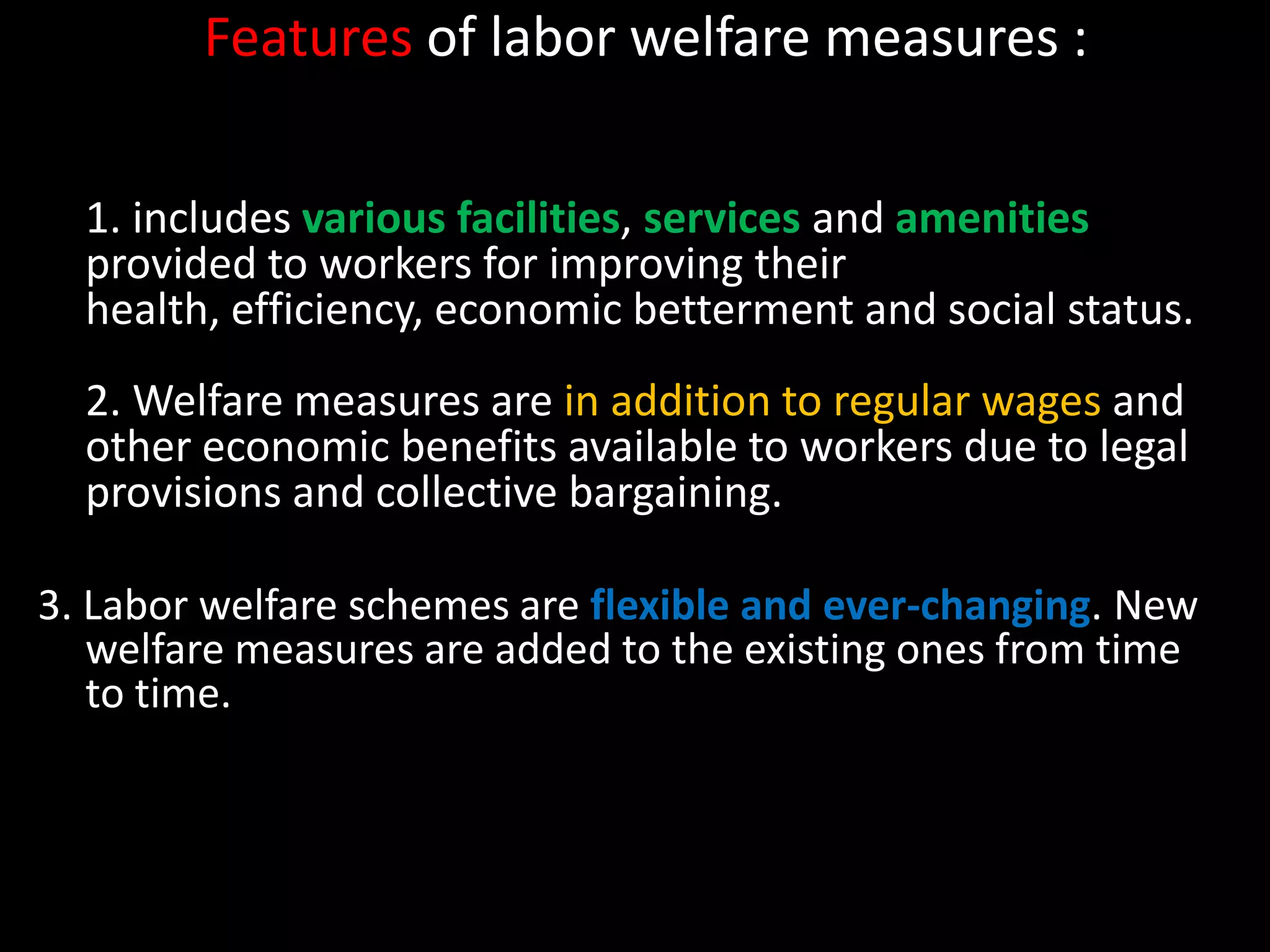 Labour welfare | PPTX