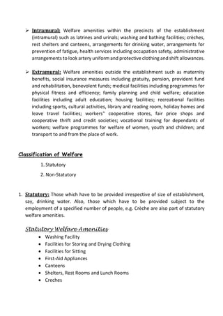 Labour welfare | PDF