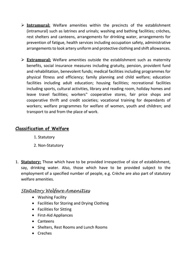 Labour welfare | PDF