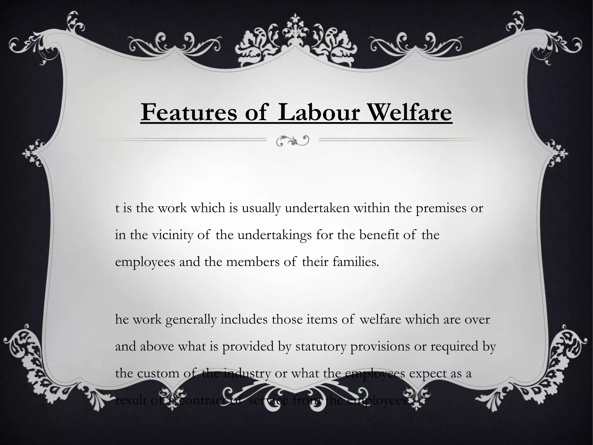 Labour welfare | PPT
