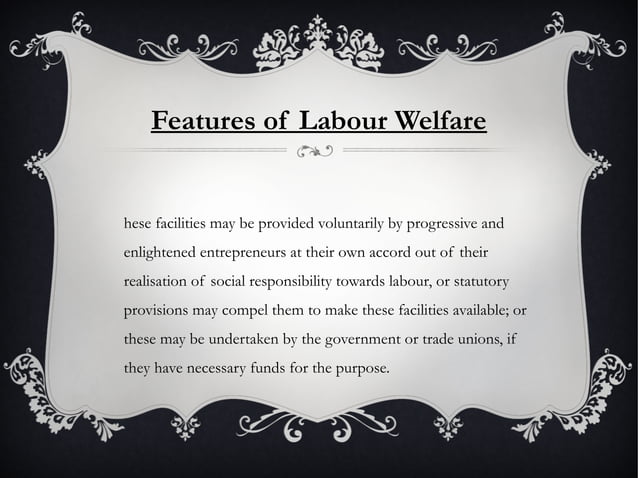 Labour welfare | PPT