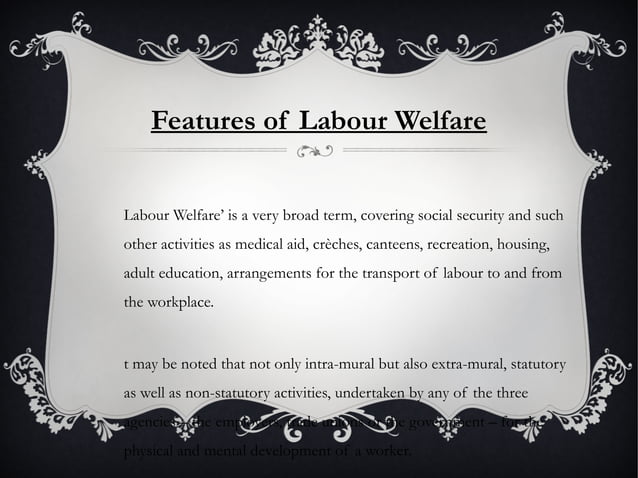 Labour welfare | PPT