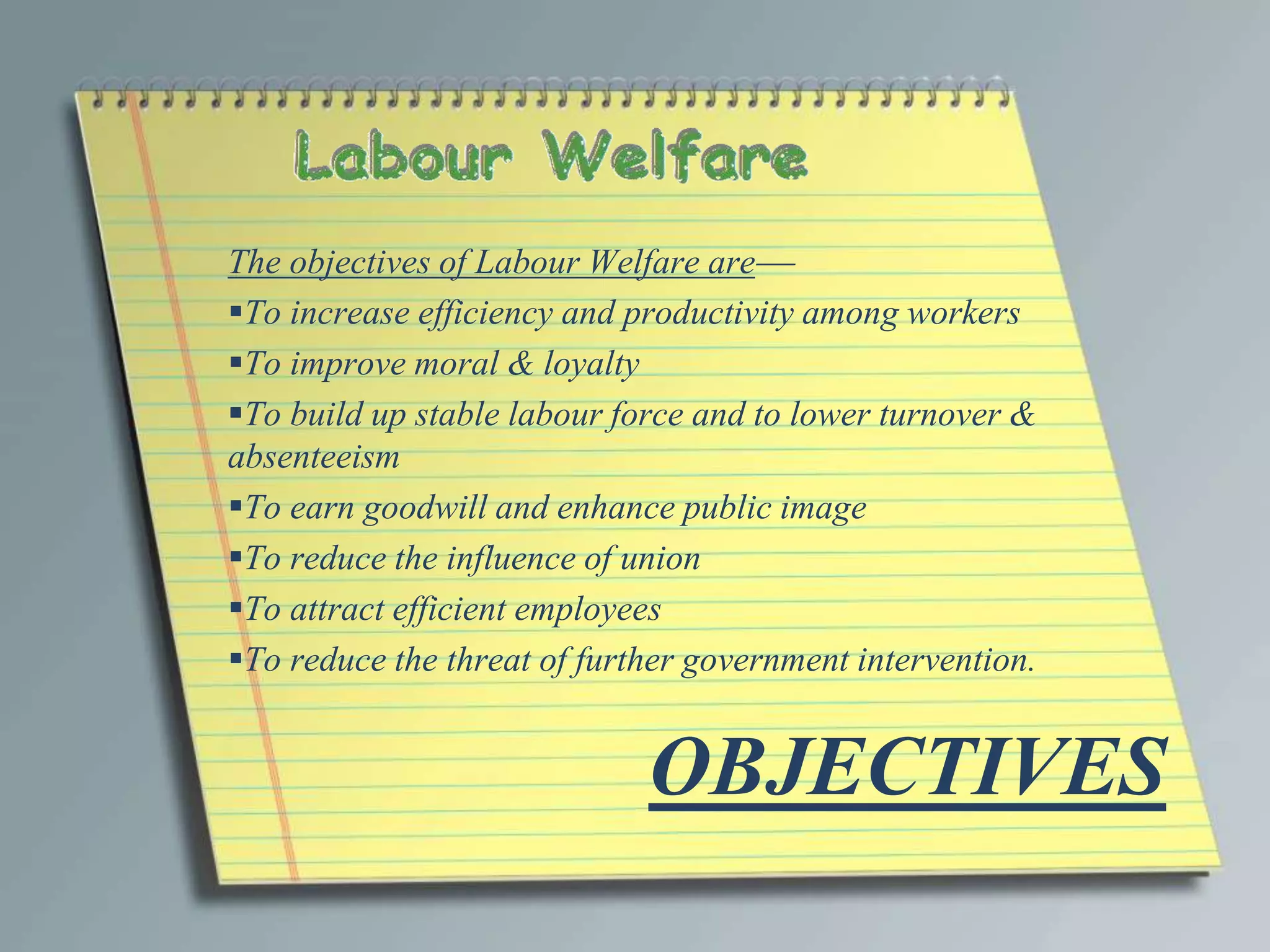 Labour welfare | PPTX
