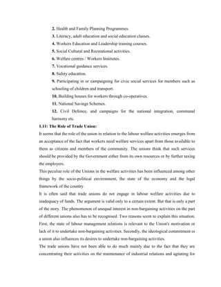 Labour welfare in india | PDF