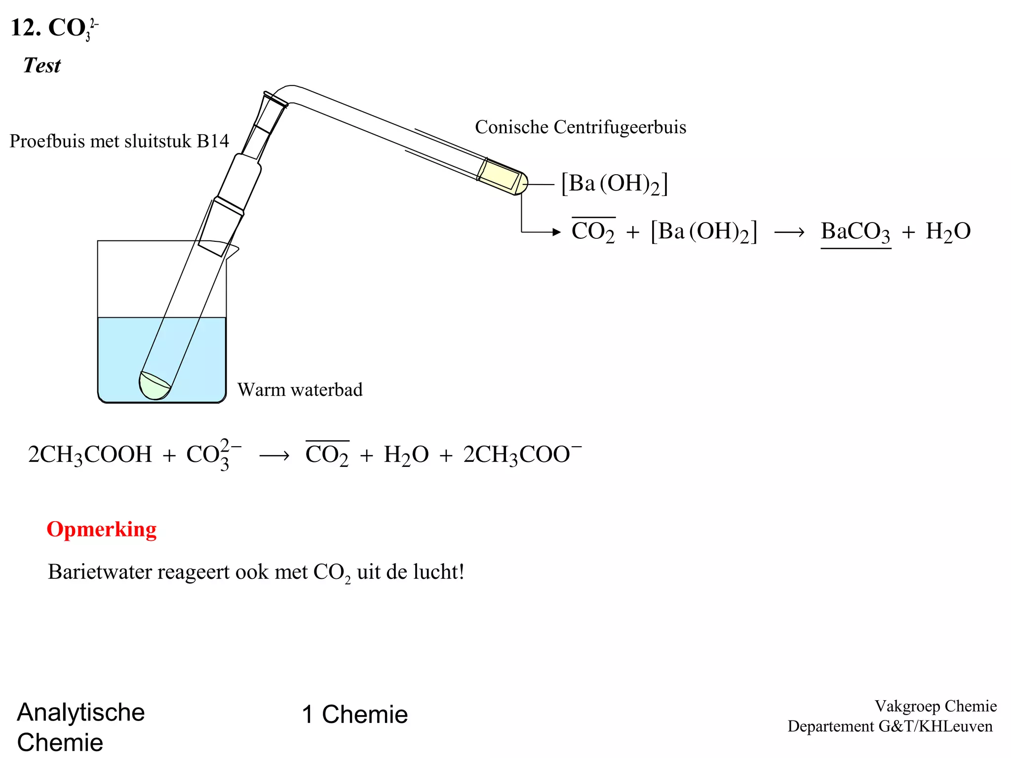 Labovoorbereiding 3 - labo kwalitatieve analytische chemie | PPT