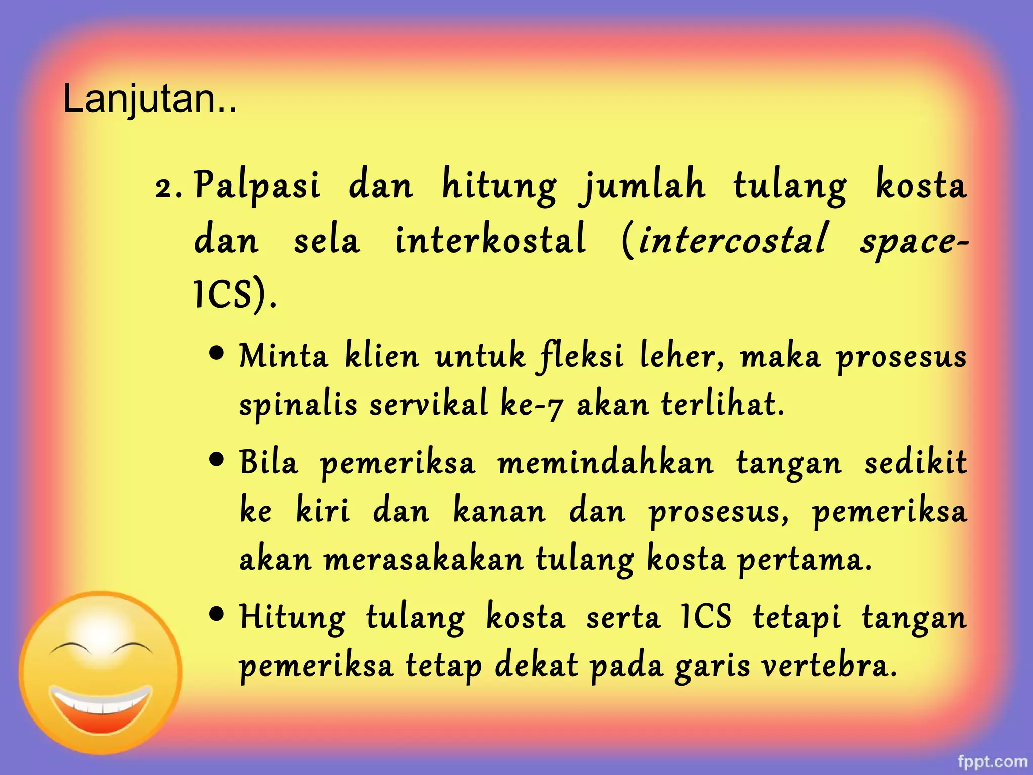 Pemeriksaan Fisik Sistem Pernapasan' | PPT