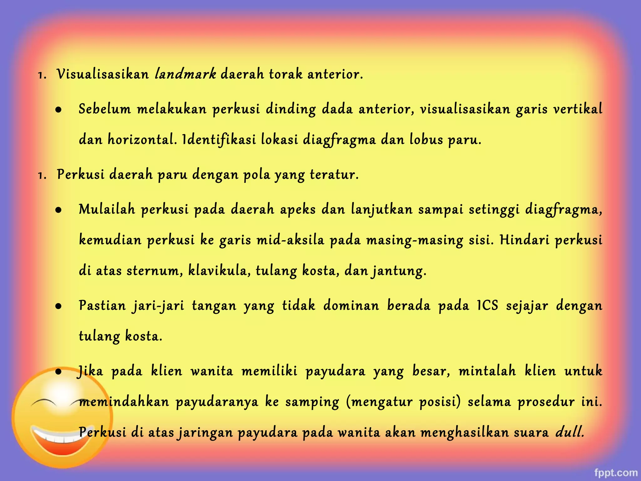 Pemeriksaan Fisik Sistem Pernapasan' | PPT
