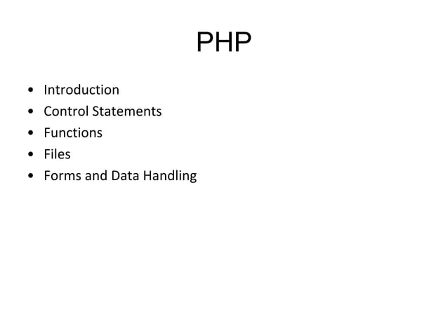LAB PHP Consolidated.ppt