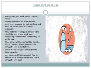 Lab policy | PPTX | First Aid | Injuries