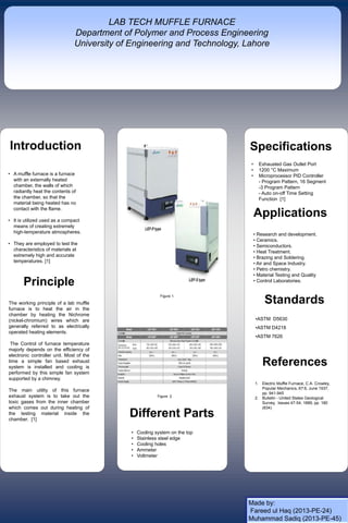 Lab Scale Muffle Furnace | PPTX