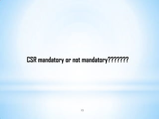 CSR | PPT
