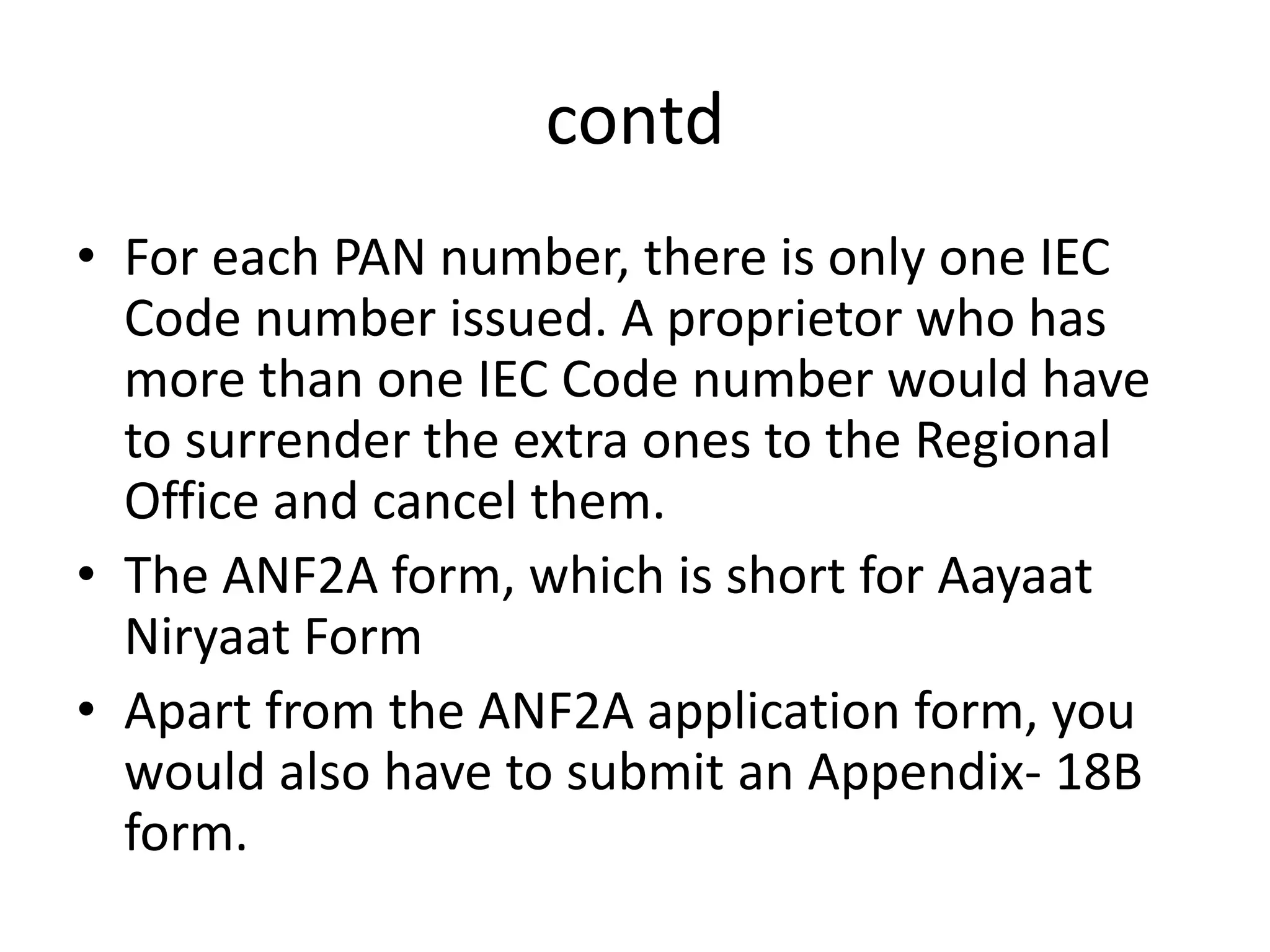 LICENCING PROCEDURE FOR EXPORT AND IMPORT | PPTX
