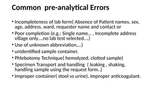 LABORATORY TAT AND PREVENTION OF LABORATORY ERRORS.pptx