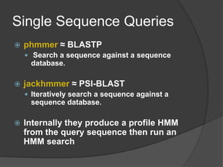 HMMER 3 & Community Profiling | PPTX