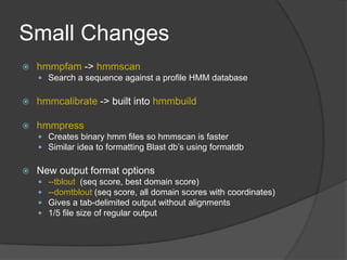 HMMER 3 & Community Profiling | PPTX