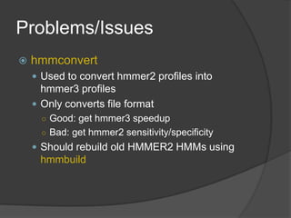 HMMER 3 & Community Profiling | PPTX