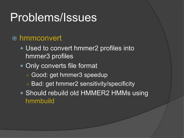 HMMER 3 & Community Profiling | PPTX