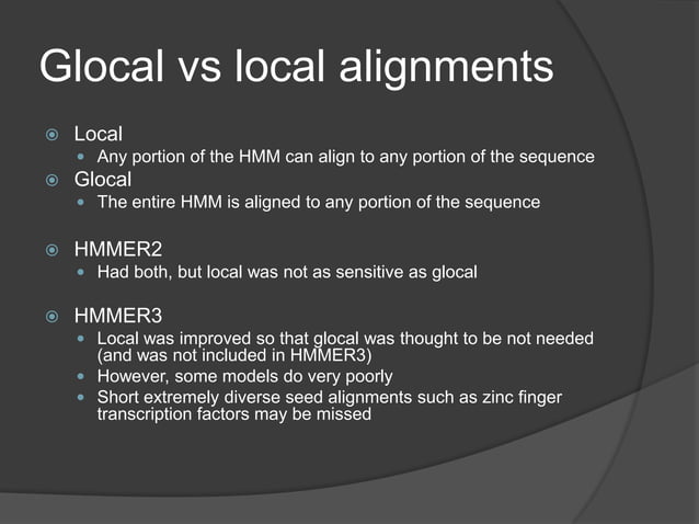 HMMER 3 & Community Profiling | PPTX