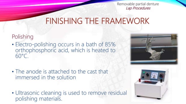 Lab steps of partial denture framework construction | PPTX