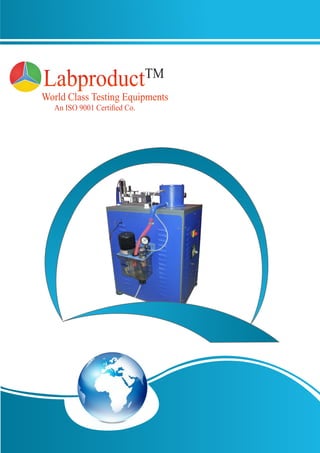 Testing/Manufacture/Lab product catalogue | PDF