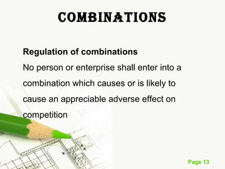 Lab project,competition act 2002 | PPT | Business | Business and Finance