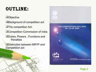 Lab project,competition act 2002 | PPT