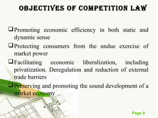 Lab project,competition act 2002 | PPT | Business | Business and Finance