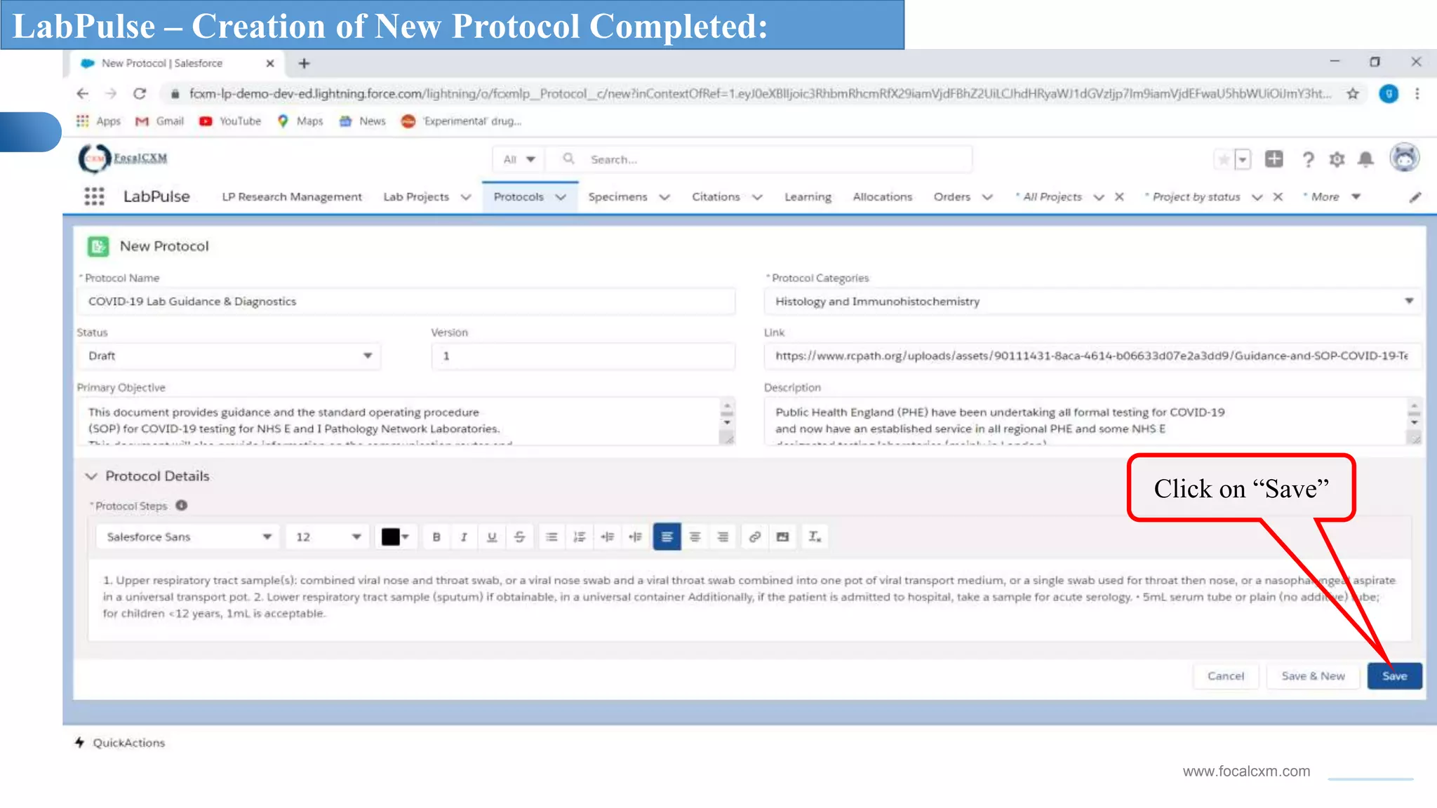 LabPulse protocol management | PPT