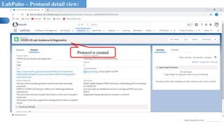 LabPulse protocol management | PPT