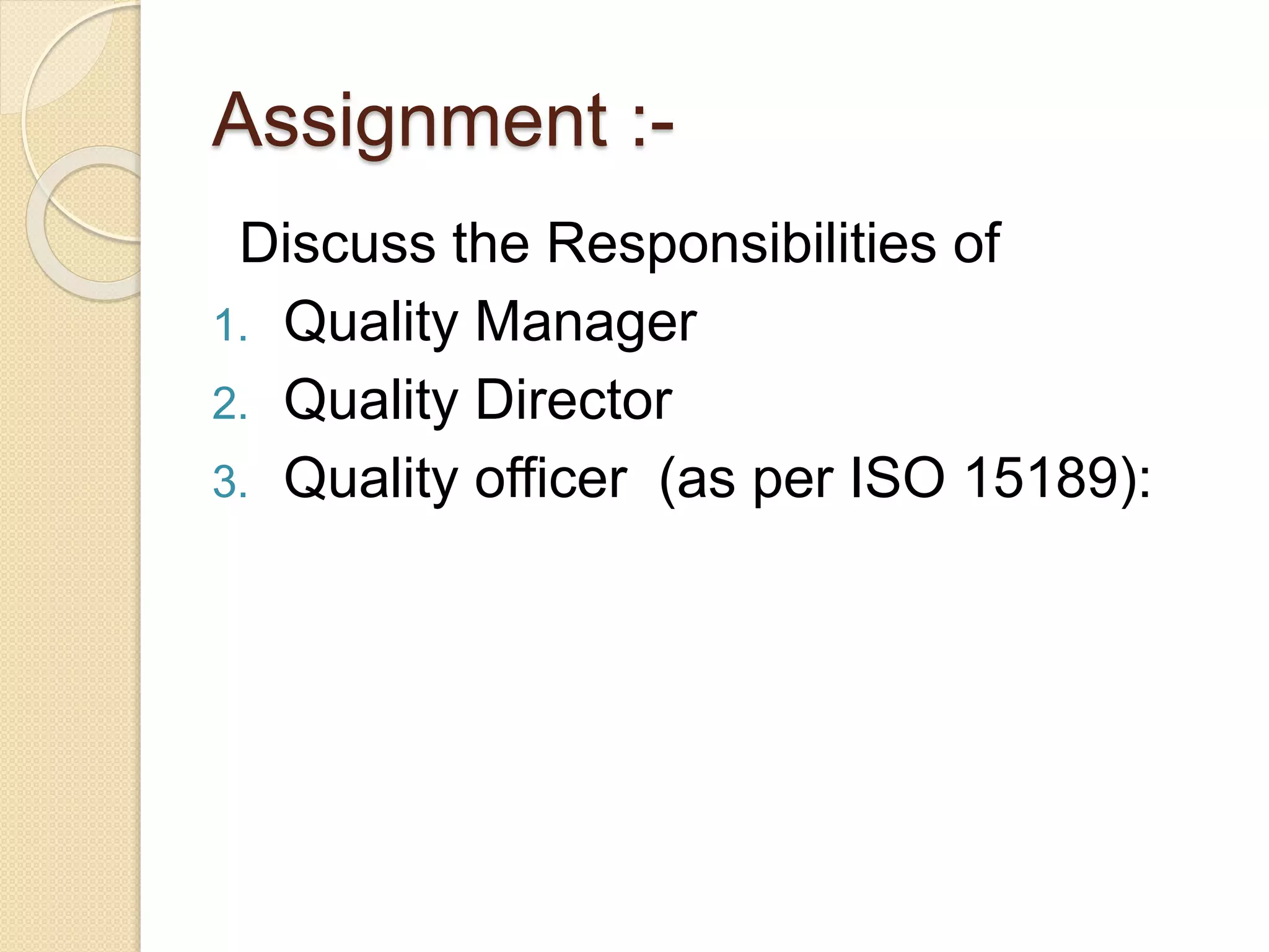 Lab qms lesson one | PPTX
