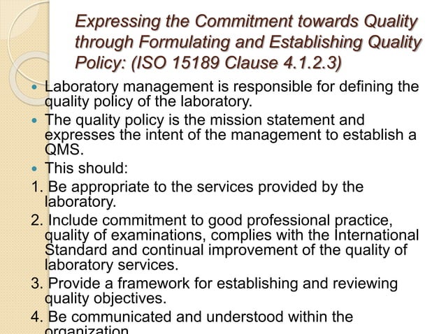 Lab qms lesson one | PPT