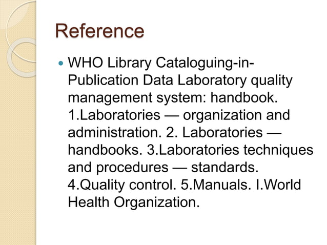 Lab qms lesson one | PPT