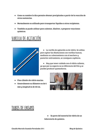 LABORATORIO DE QUÍMICA | PDF
