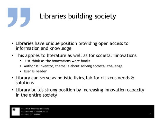 LABRARY Finland - exploring new role of public library