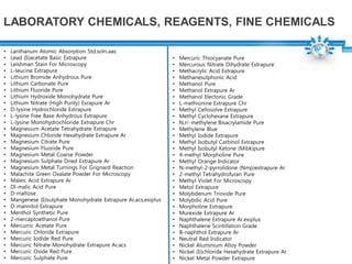 PAT IMPEX LABORATORY & REAGENTS CHEMICALS | PPT