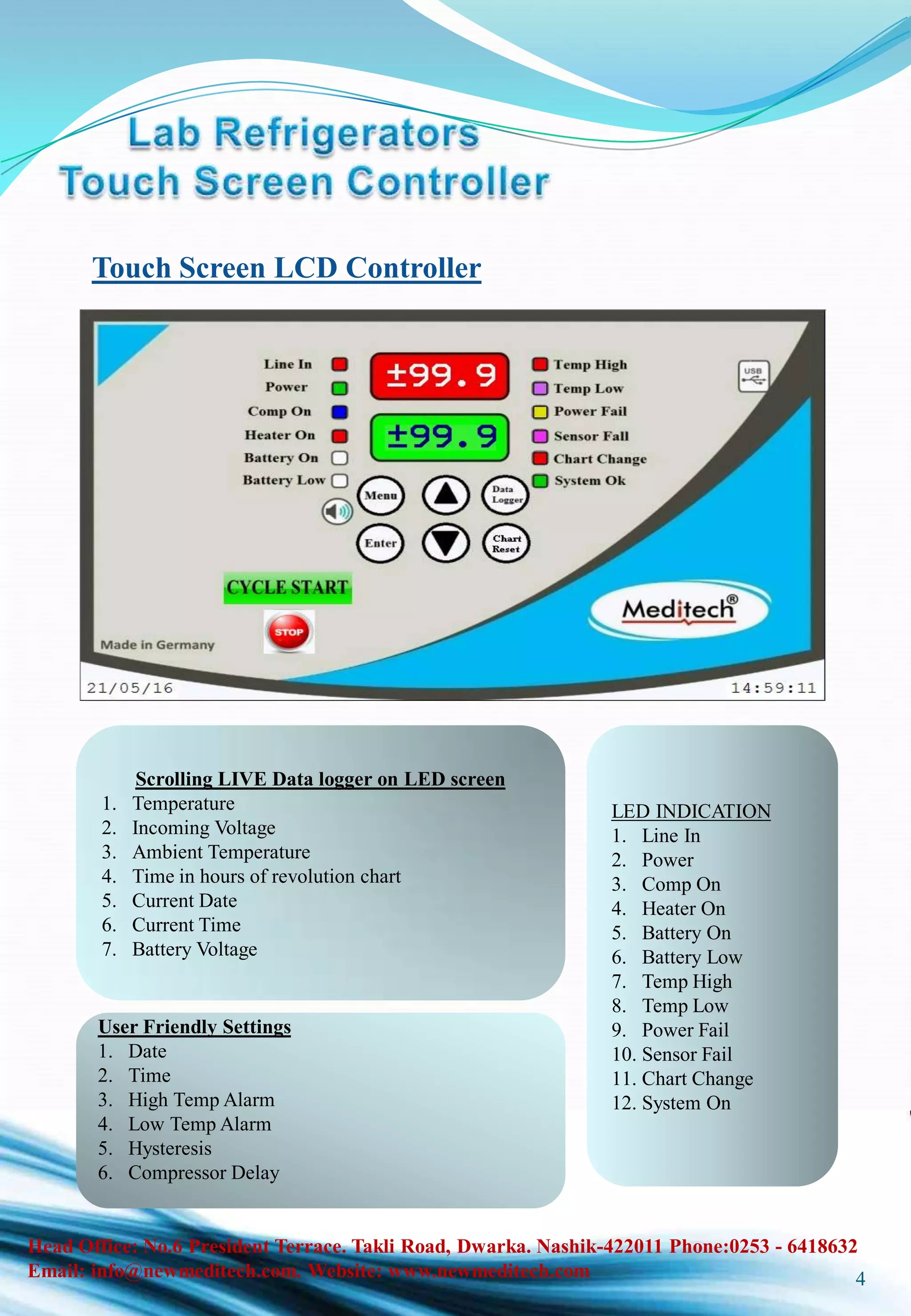 Lab refrigerator touch screen | PDF | Home Appliances | Home & Garden