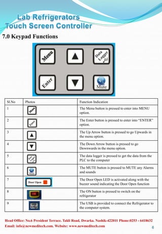 Lab refrigerator touch screen | PDF | Home Appliances | Home & Garden