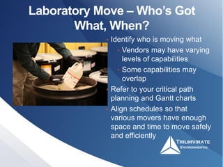 Laboratory Relocation Roundtable | PDF